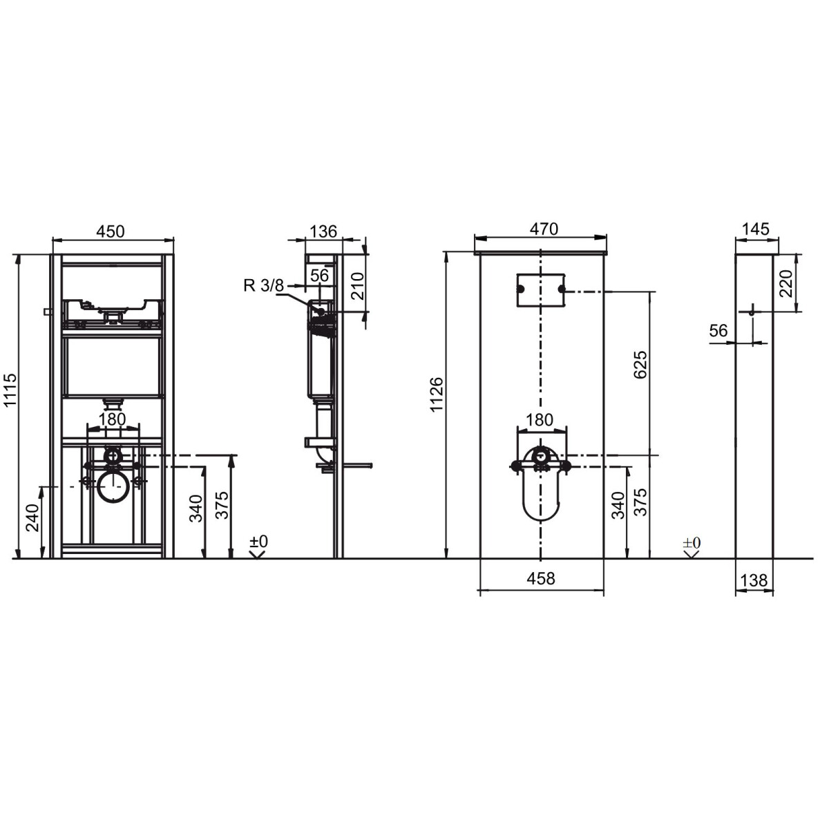 SANIT Sanitärmodul INEO SOLO für Wand-WC, € 750,00