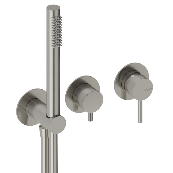 BB LOOP Unterputz 2-Wege- Duschbrausebatterie mit Umsteller, Handbrau ...